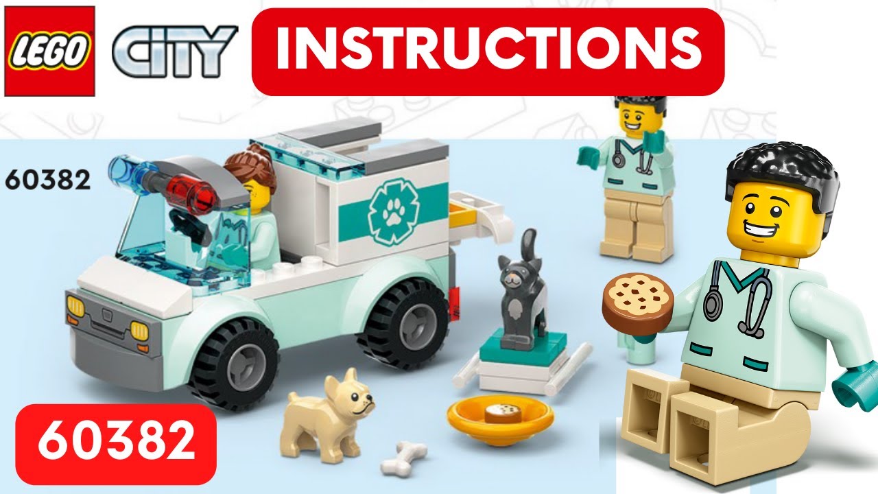 LEGO 60382 Vet Van Rescue Building instructions - LEGO® City - YouTube