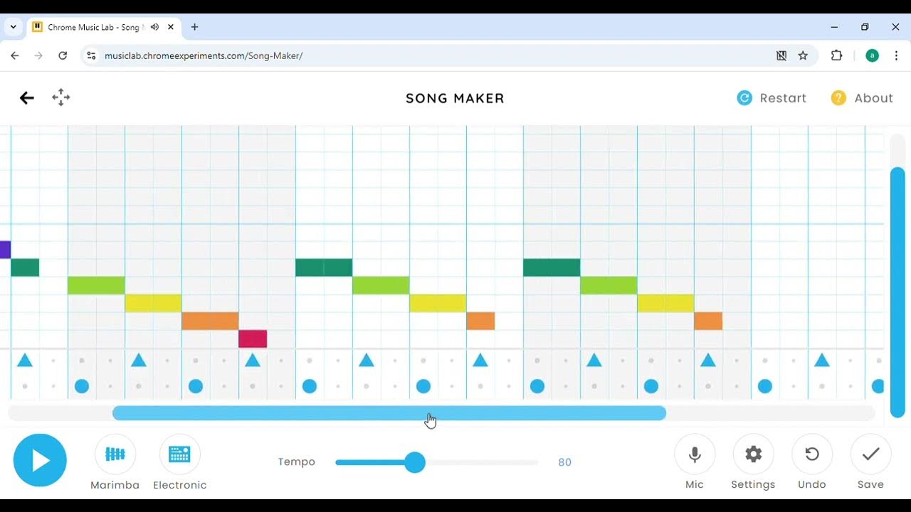 How to make Twinkle Twinkle little star in chrome music lab! - YouTube