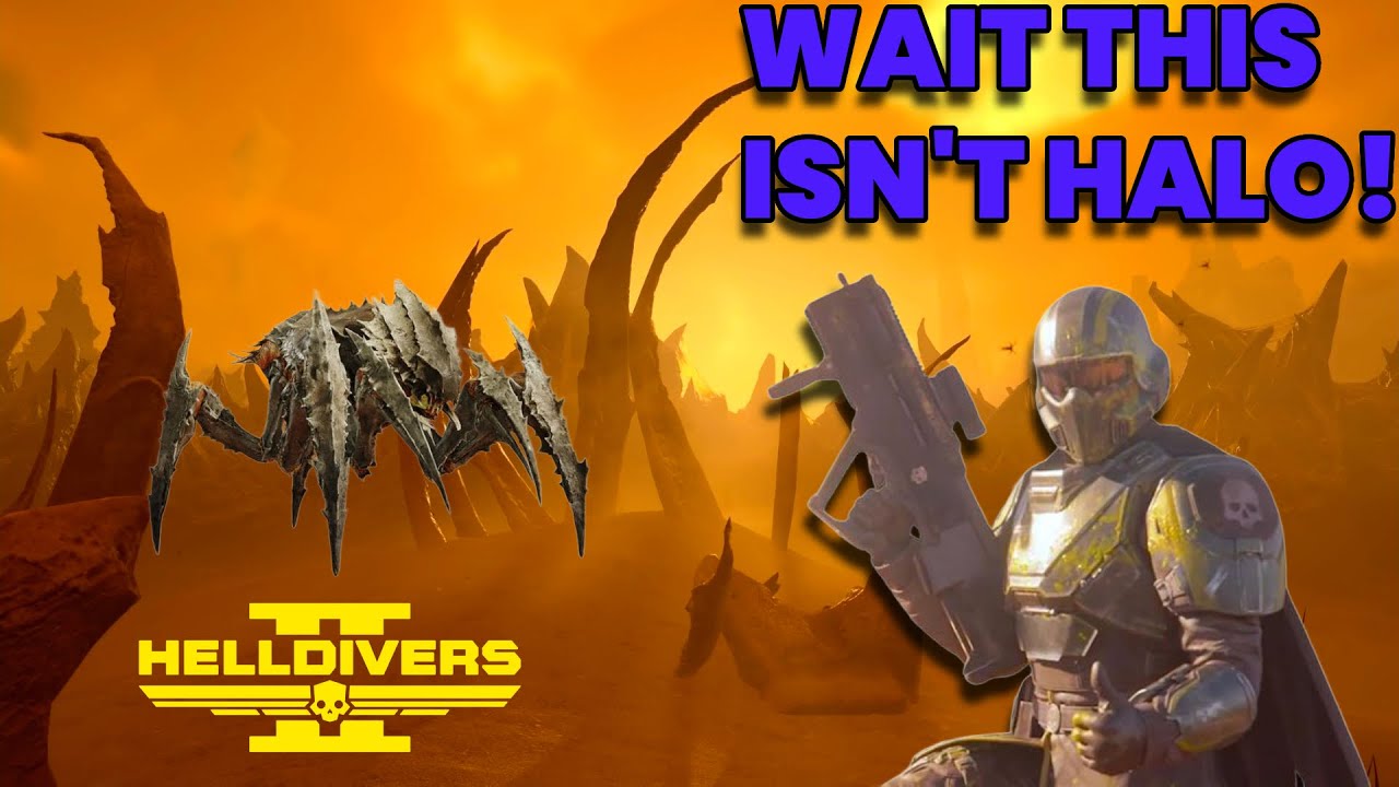 Dad tries to Survive the Bug Swarm - Helldivers 2 gameplay - YouTube