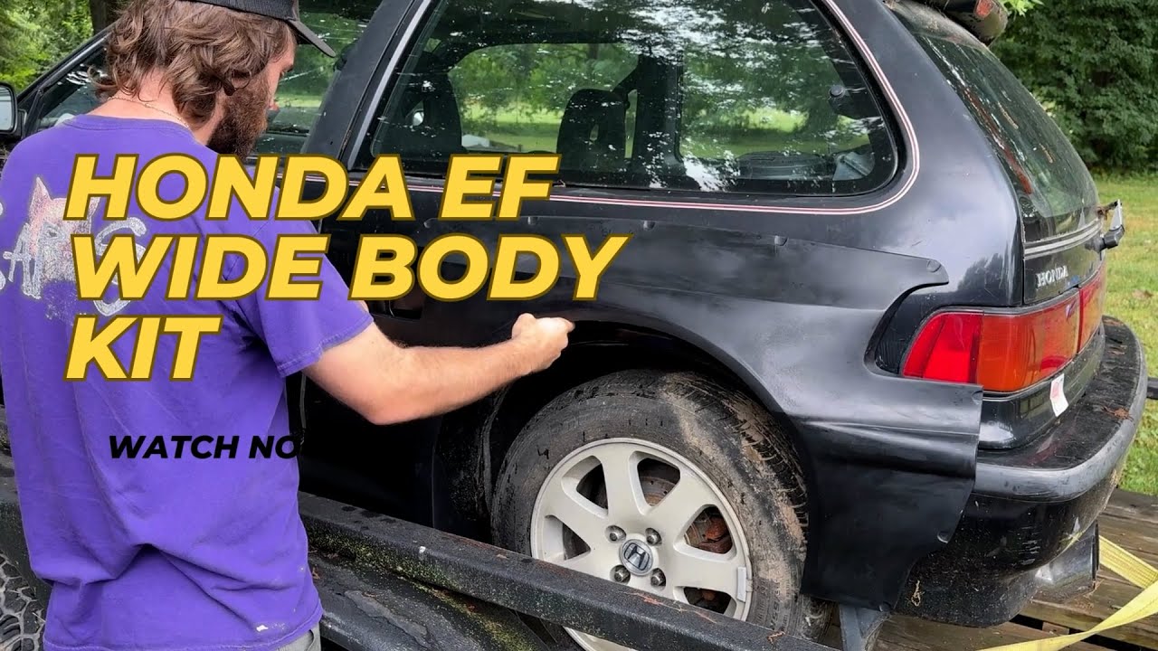Unboxing the Only EF Civic Widebody Kit in the USA! #EFHONDA - YouTube