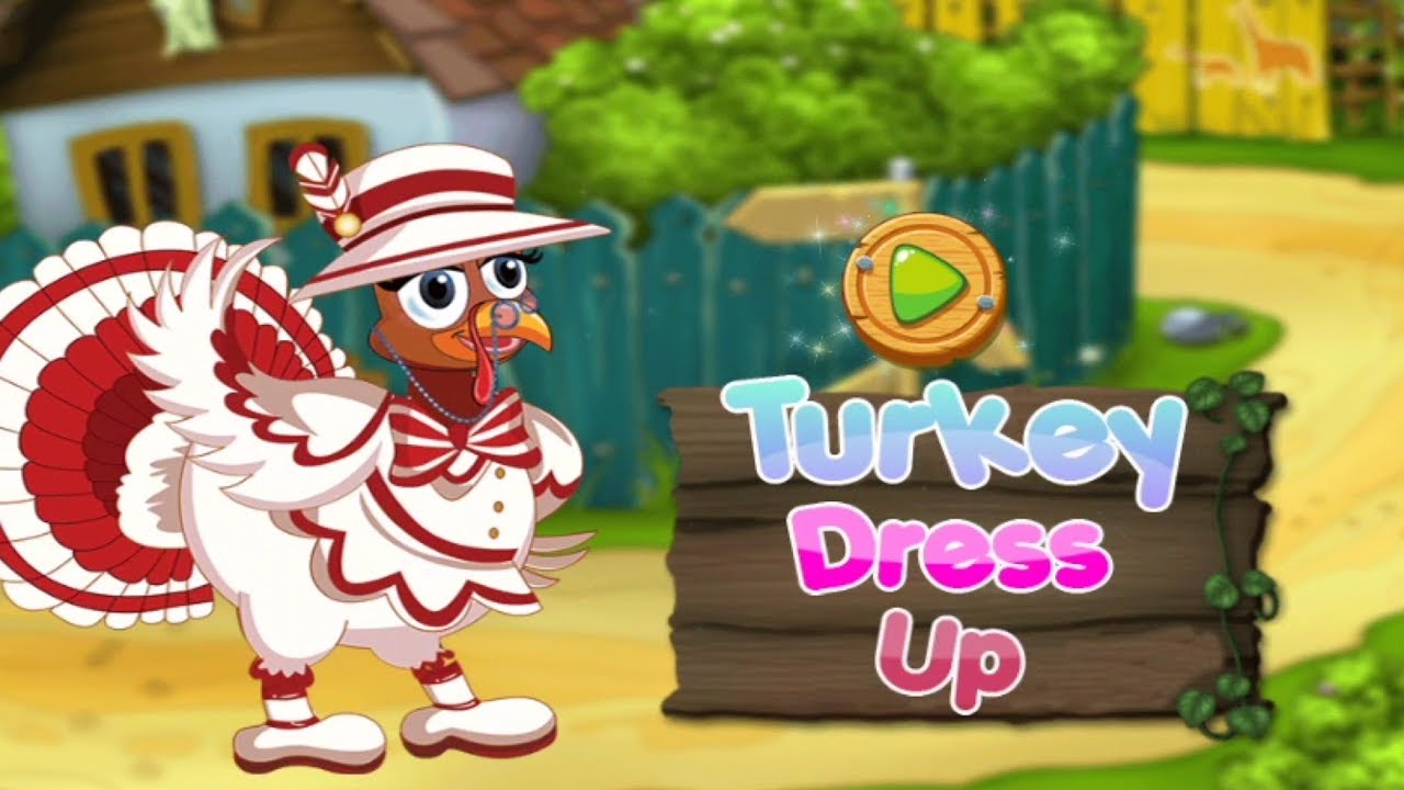 Happy Thanksgiving Turkey Dress Up Game For Kids Thanksgiving For Kids ...
