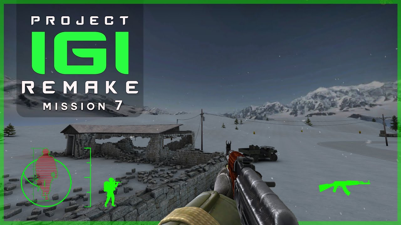 PROJECT IGI Remake - Border Crossing | Mission 7 | Night Mode | Full ...