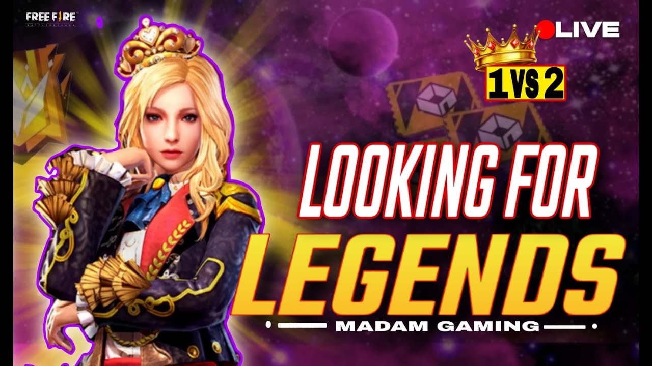 MADAM FF🌟 IS ON LIVE💥 ||#GAME PLAY 1V2 , GUILD TRAILS - YouTube