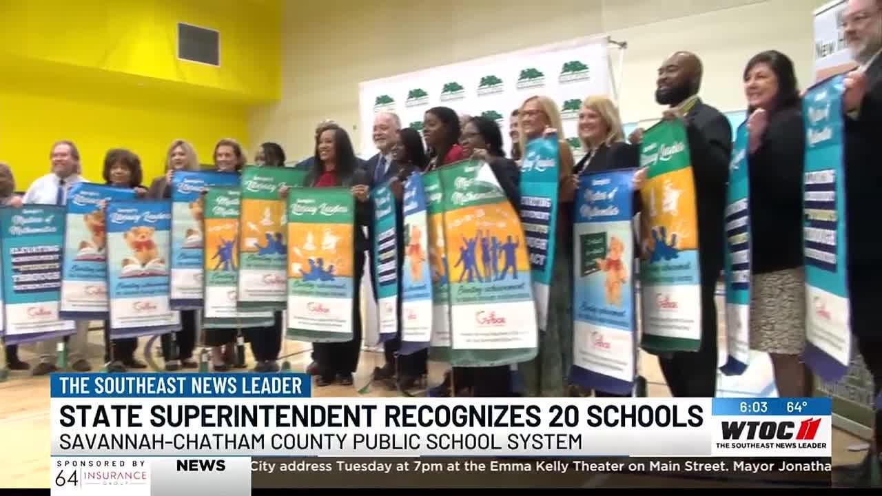 Georgia State Superintendent of Schools recognizes 20 SCCPSS schools ...