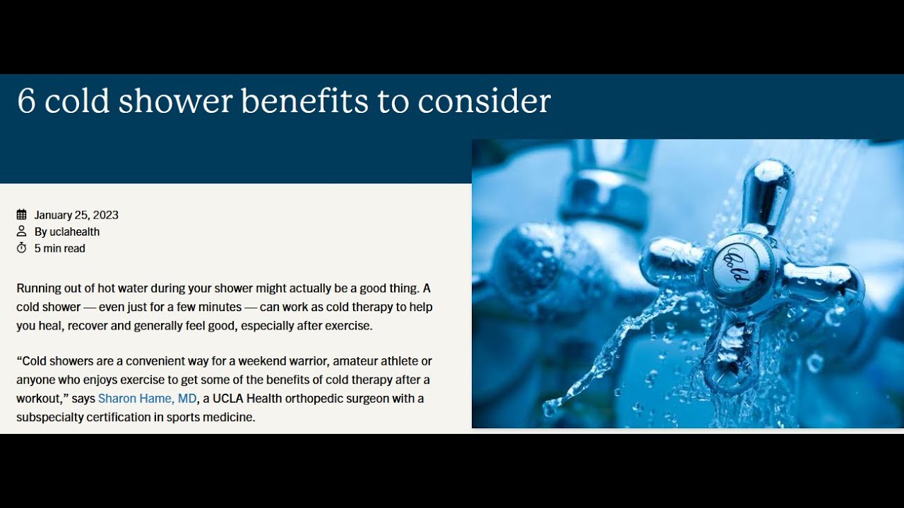 Unveiling the Surprising Benefits of Deliberate Cold Exposure - YouTube