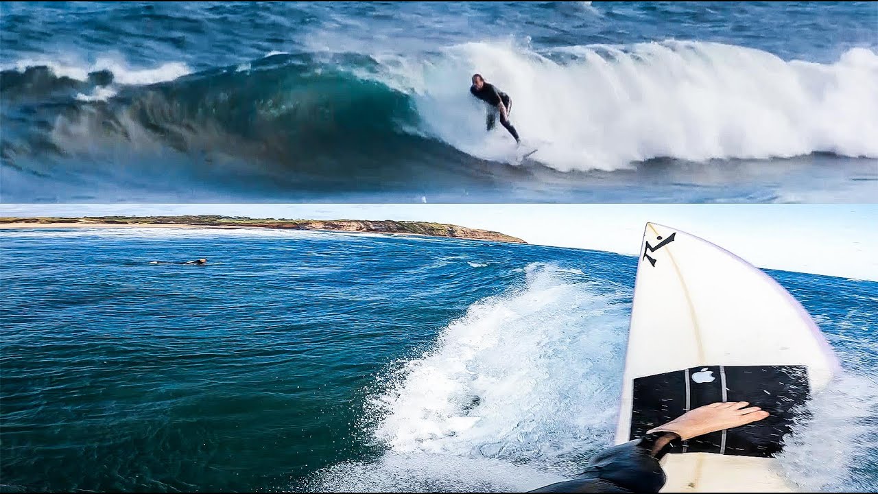 Surfing perfect BOWLS (Surfebruary PART4) POV Surfing + Land Angle ...