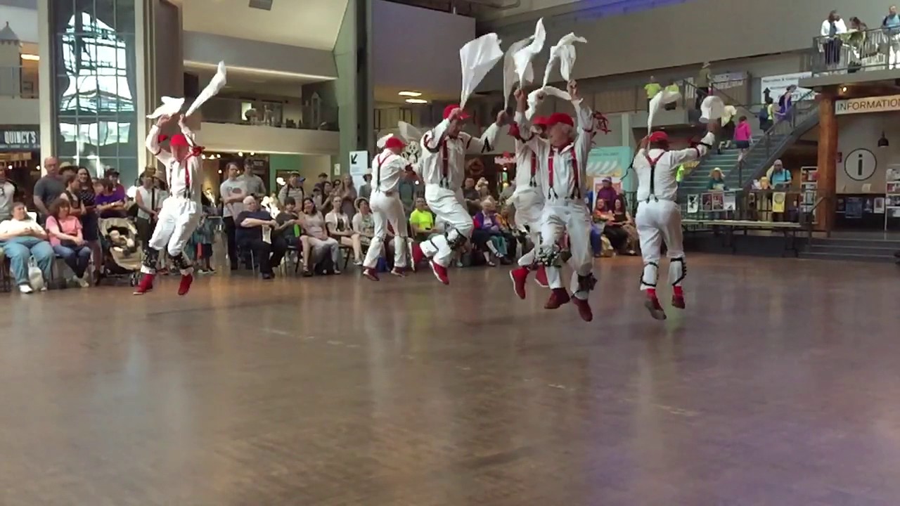 Mossyback Morris Men at Folklife 2017 — gratuitous slow motion - YouTube