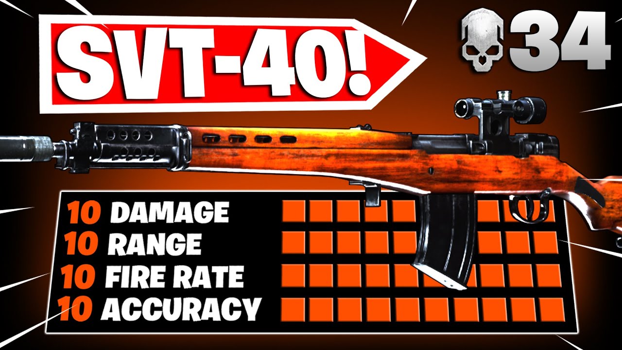 the *2 SHOT* SVT-40 is BROKEN in WARZONE! ⚡ FAST TTK! (BEST SVT 40 ...