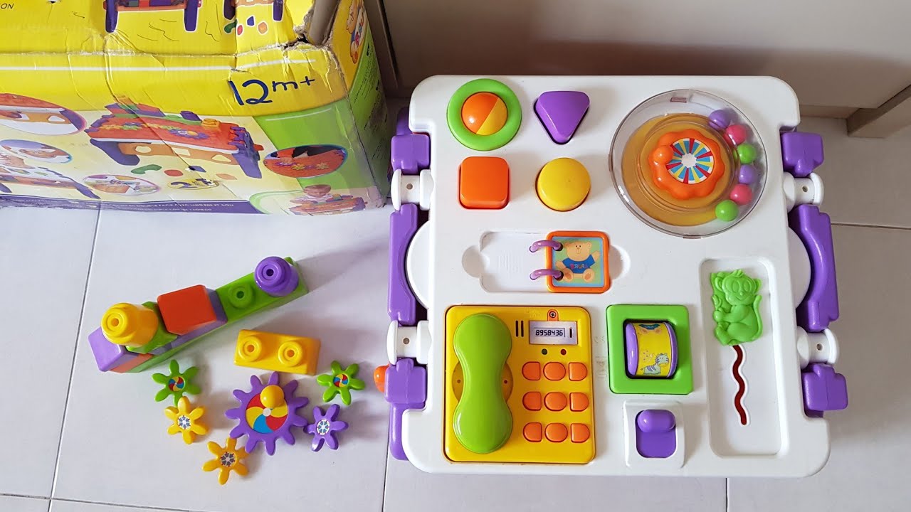 Bruin light and sound double side activity table - YouTube