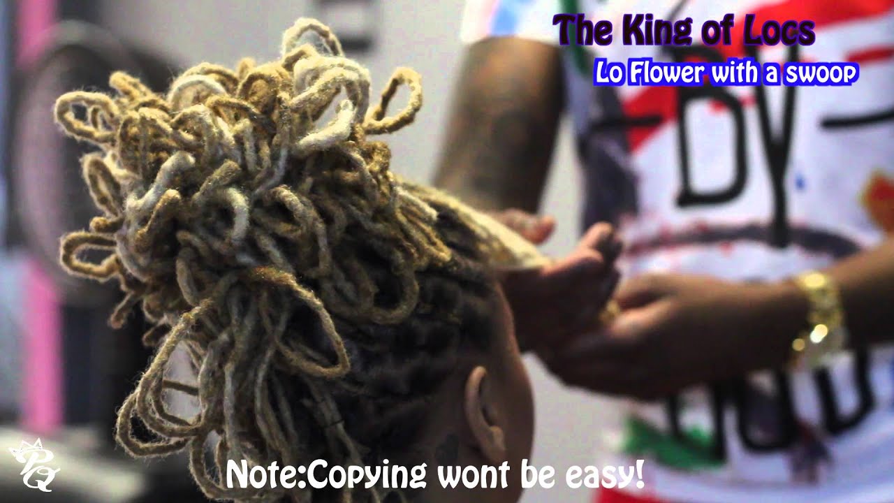 Locs By Lo Kelo - The Lo Flower with a Swoop (Mini Commercial) - YouTube