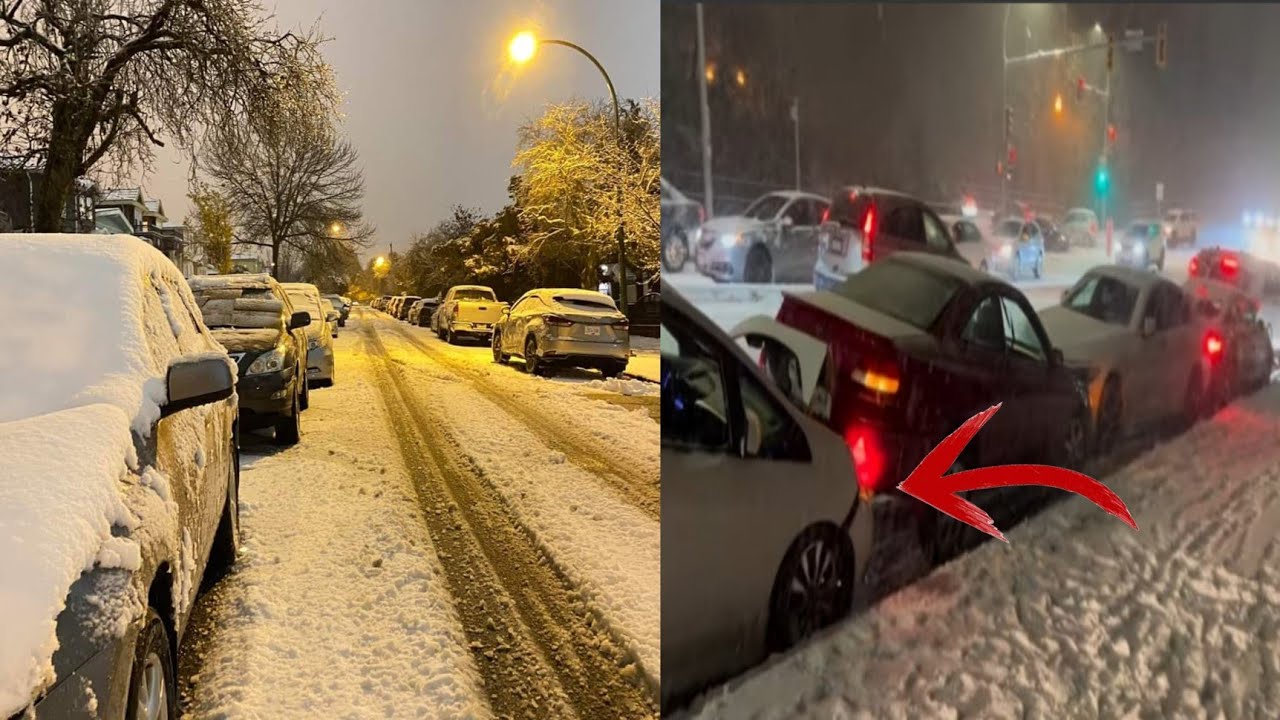 Snow Storm hit Bc Vancouver Canada have heavy snow storm - YouTube