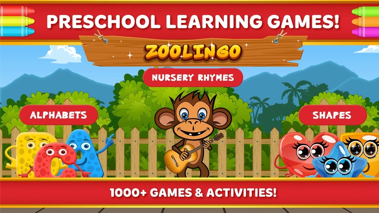ZOOLINGO Preschool Learning Games - Have fun with Animals - YouTube