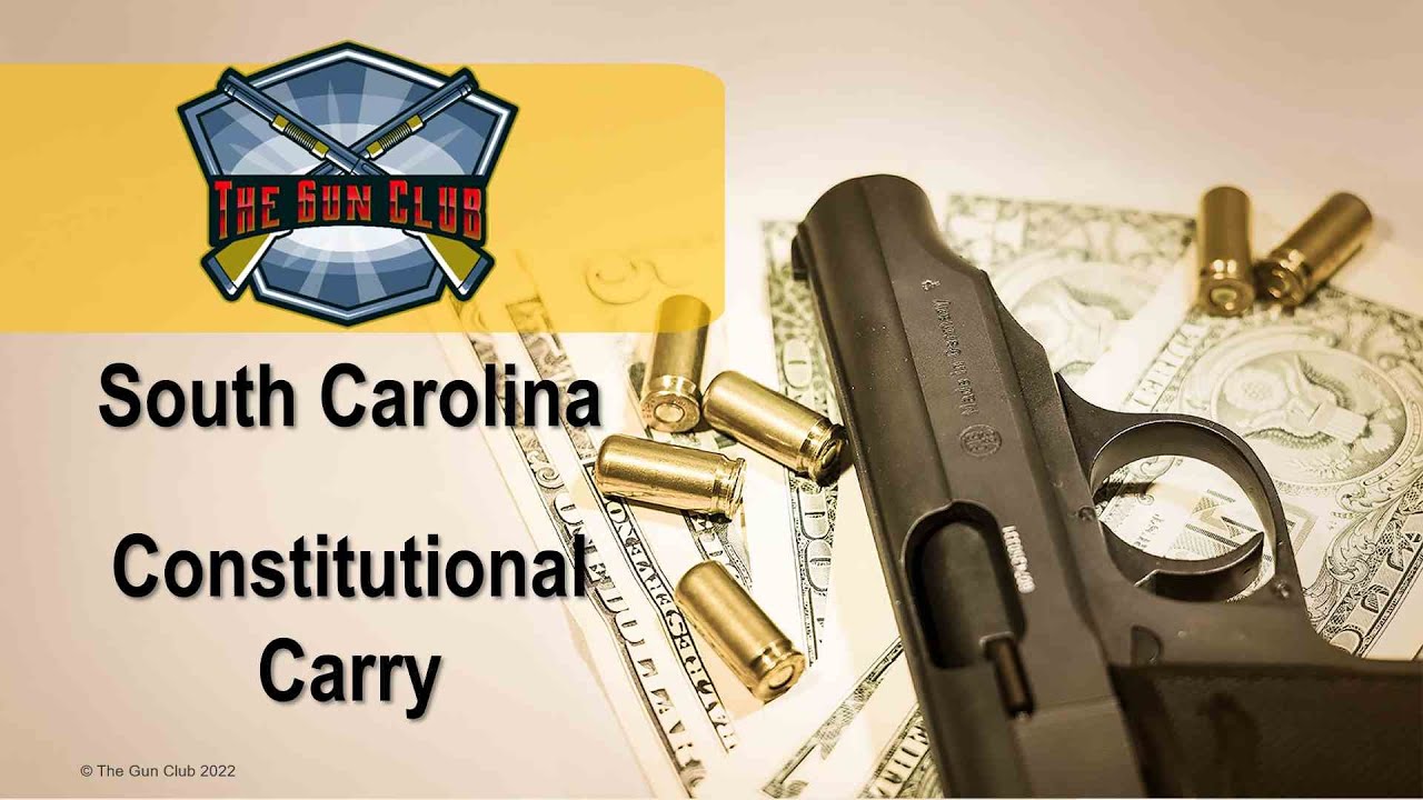 Let's Talk - South Carolina Constitutional Carry - YouTube