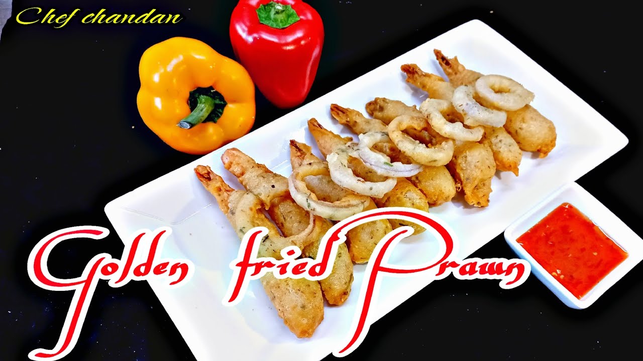 Golden fried Prawn | Crispy Fried Prawns | RecipeEasy Prwans Fried ...