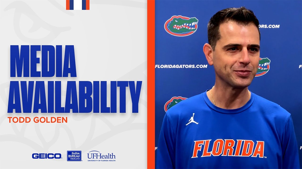 Florida Men's Basketball | Head Coach Todd Golden Media Availability ...