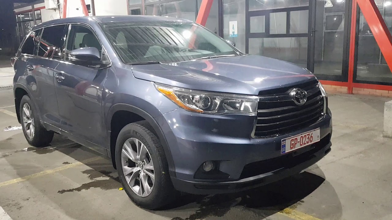 toyota highlander 2016 le plus - YouTube