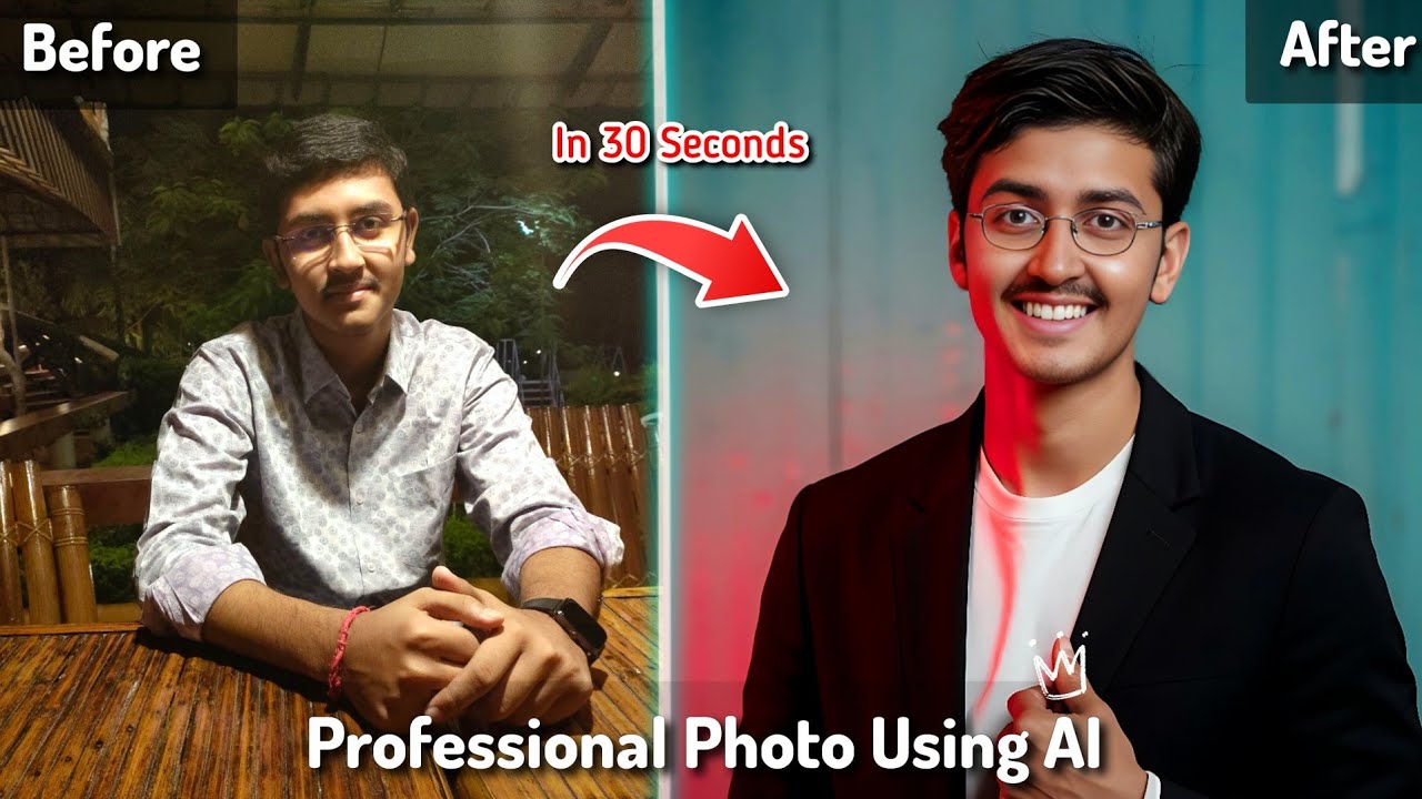 How To Create Professional Linkedin Profile Photo Using AI For *FREE ...