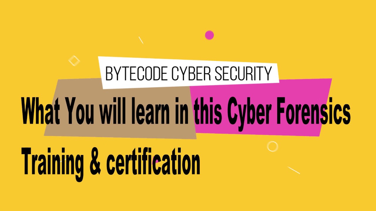 Cyber Forensics & Investigation Training And Certification - YouTube