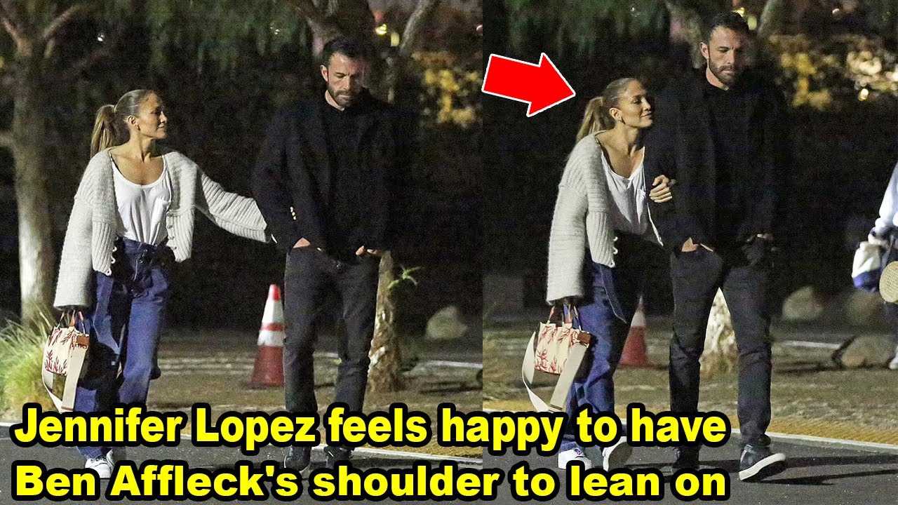 Jennifer Lopez feels happy to have Ben Affleck's shoulder to lean on ...