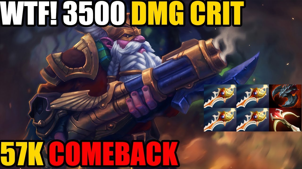 4X Divine Rapier Sniper - 3500 DMG Crit Epic 57k Gold Comeback - Dota2 ...