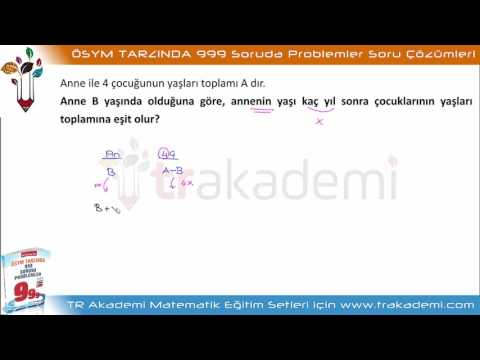 ÖSYM Tarzında 999 Soruda Problemler Soru 562