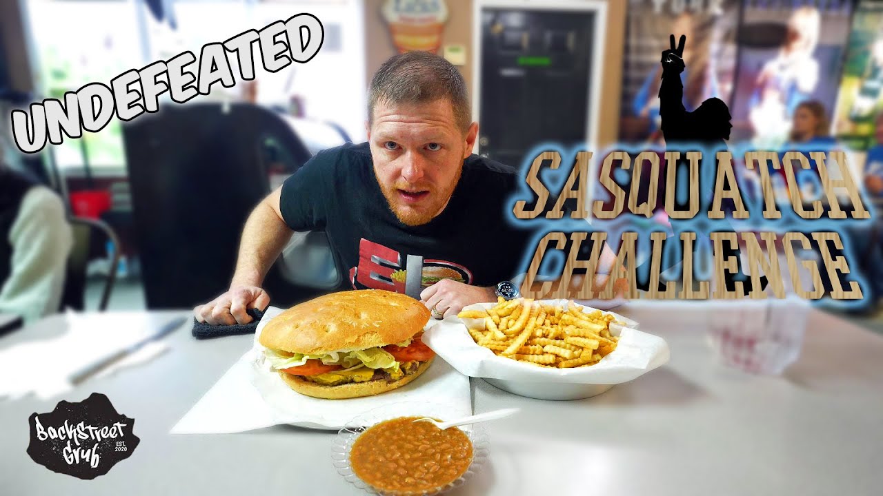 Undefeated Sasquatch Burger Challenge - YouTube