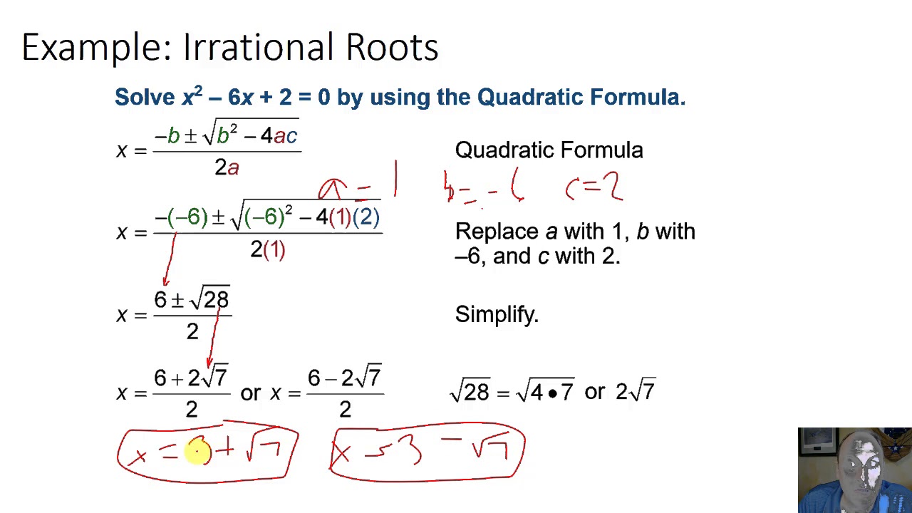 4 6 Quadratic Formula And Discriminant YouTube 4-6-quadratic-formula-and-discriminant-youtube