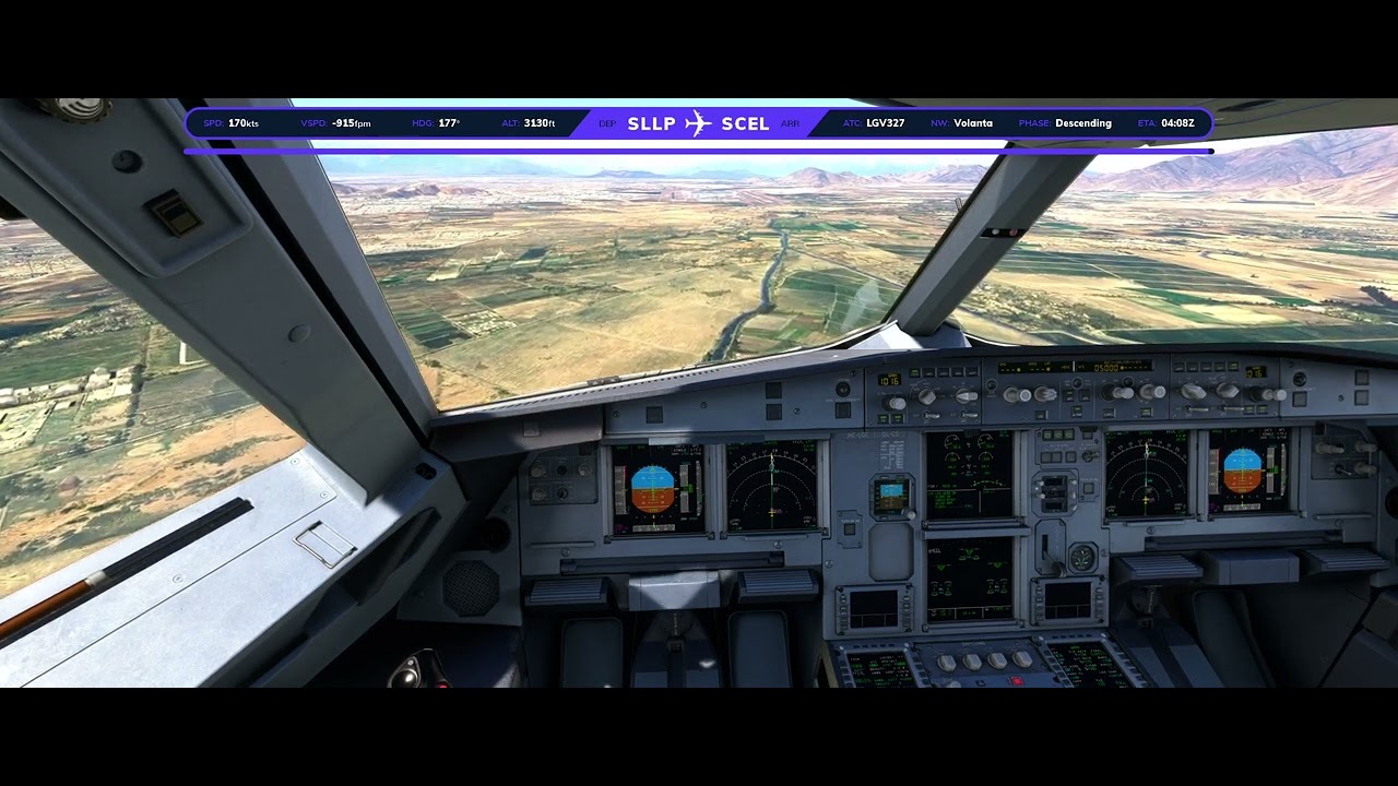 SCEL RWY17L LANDING [A320/MSFS] - YouTube