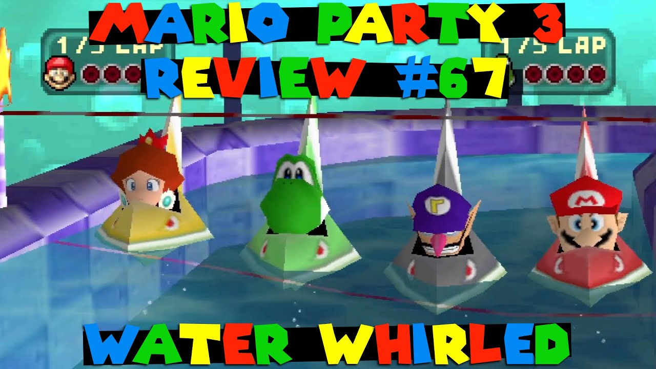 Mario Party 3 Minigame Review #67-Water Whirled - YouTube