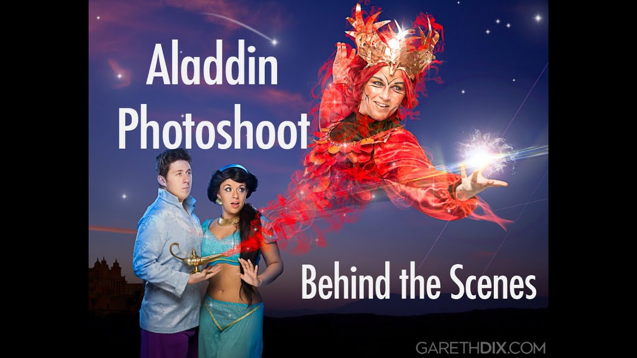 Aladdin Photoshoot Behind the Scenes with Gareth Dix (GoPro Timelapse ...