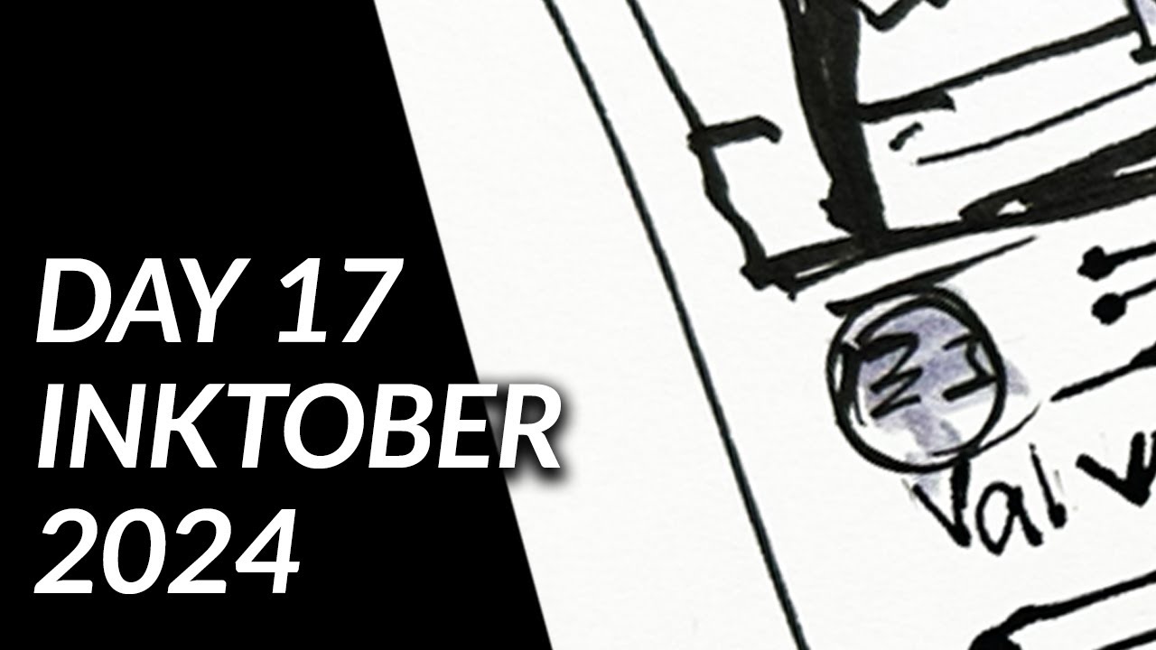 INKTOBER 2024 DAY 17, JOURNAL - YouTube