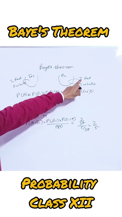 Baye's Theorem probability class 12.#boards #sreeleela #reels #class12 #shorts #maths # ...