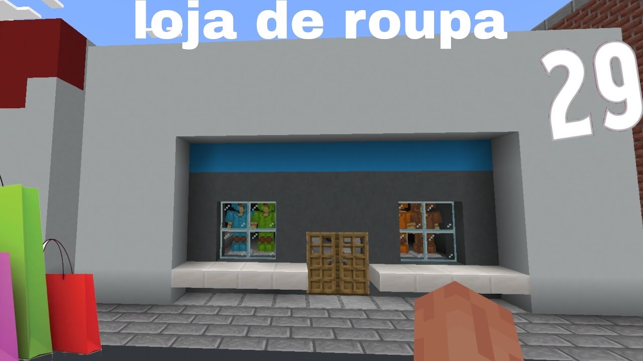 Fazendo loja de roupa no Minecraft ep29 #minecraft #gemes #cidade# ...