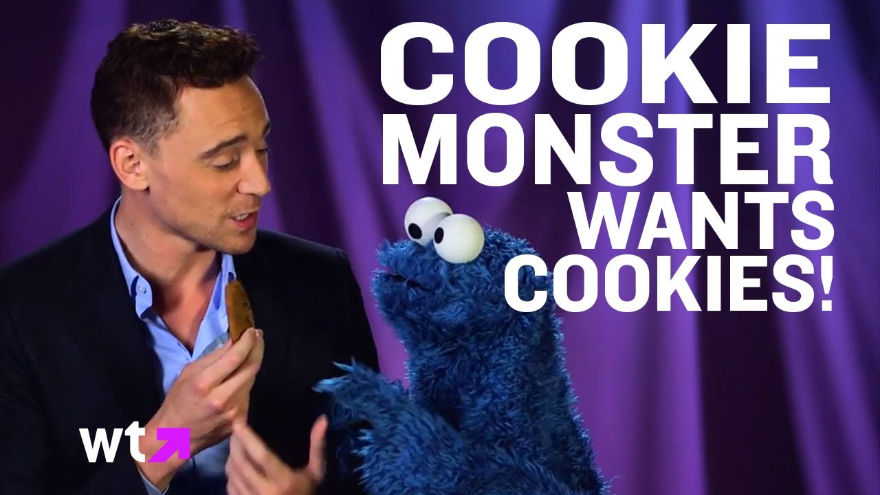 Tom Hiddleston Teaches Cookie Monster Self Control | What's Trending ...