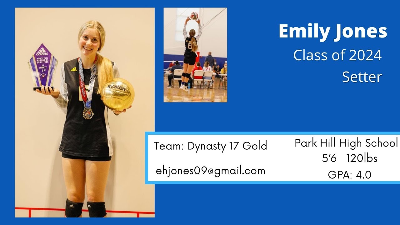 Emily Jones - 2024 - Setter - Sunflower Slam Highlights - YouTube