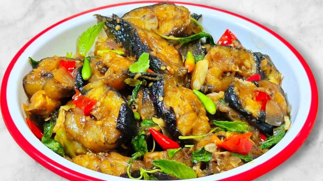 ត្រីអណ្ដែងឆាម្រះព្រៅ ធ្វើរបៀបនេះម្ហូបនឹងឆ្ងាញ់ តោះរៀនធ្វើម្ហូប ...