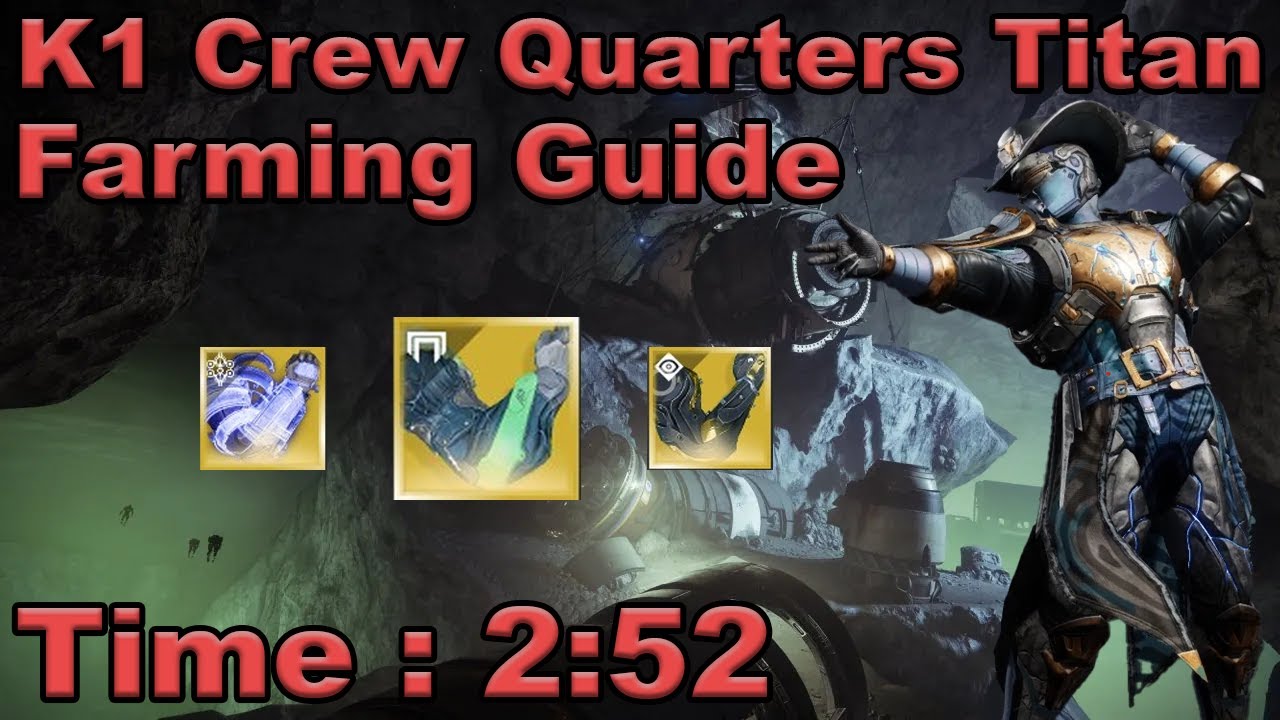 Destiny 2 - K1 Crew Quarters (Titan) Legend Lost Sector Farming Guide ...