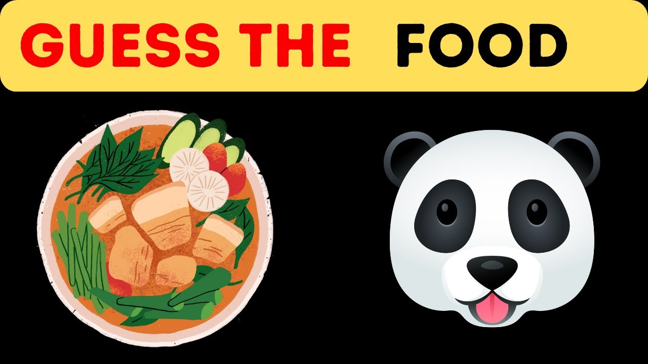 Test Your Food Knowledge with Love your favt food Emojis - YouTube
