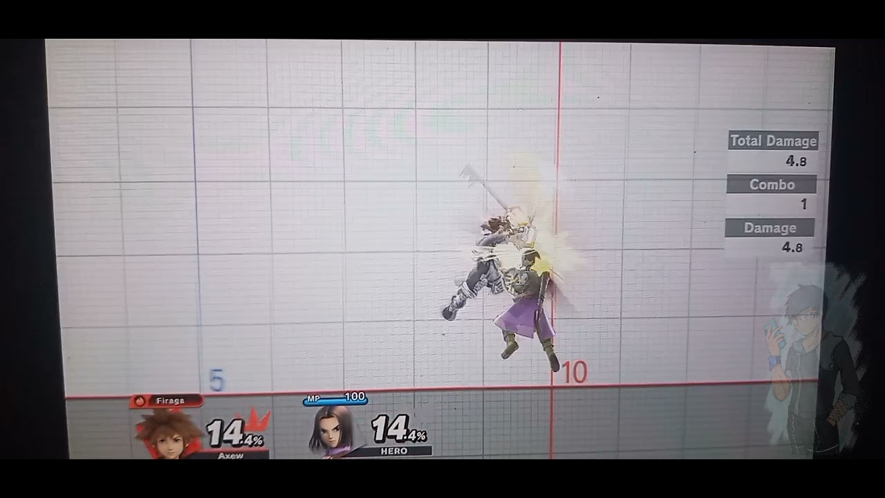 Sora FAir 1-2 loop on Level 9 Hero [Smash Ultimate] - YouTube