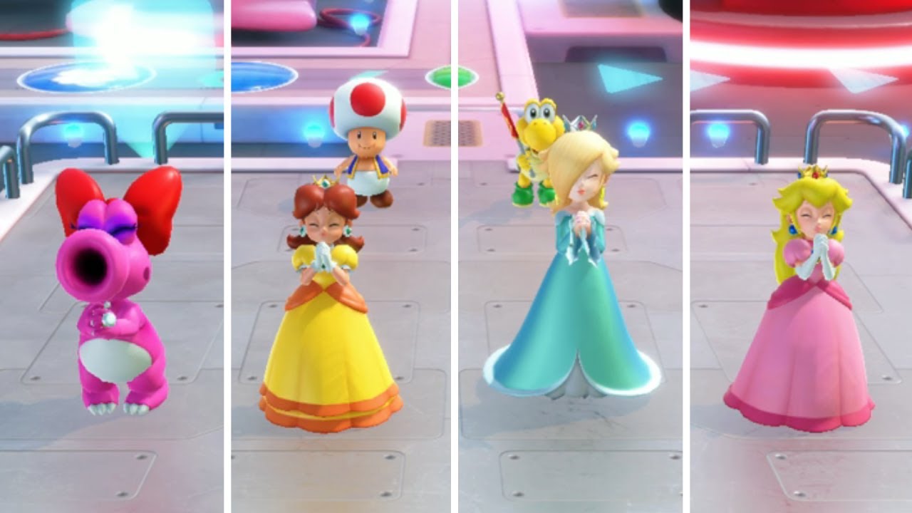Mario Party Superstars Space Land Peach vs Daisy , Rosalina & Birdo ...