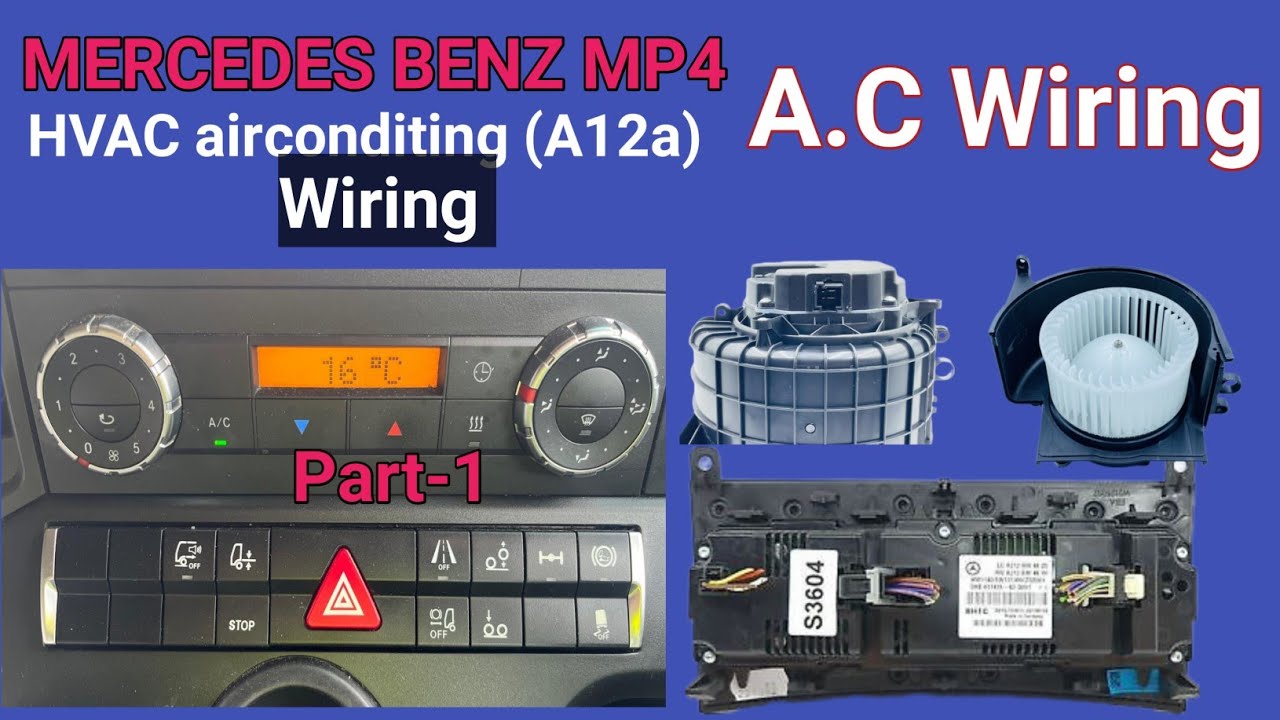 Mp4 MB4 Mercedes Benz Actors A.C Air conditianing Unit A12B Heating ...