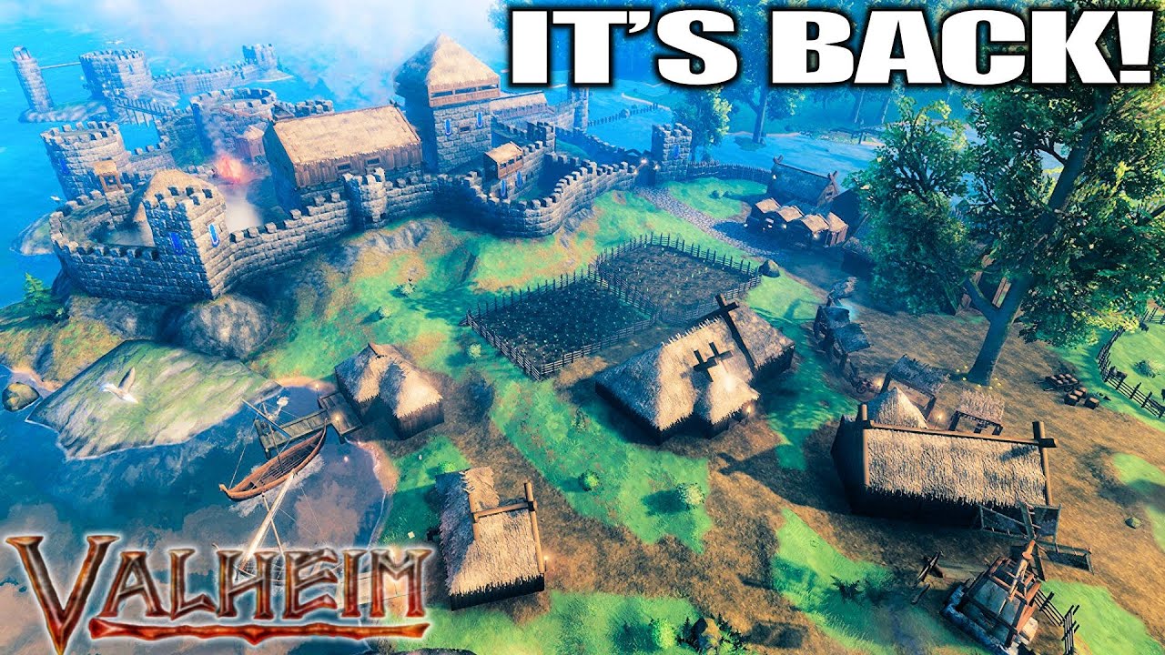 New World Day One Craft Build Survive | Valheim Gameplay - YouTube