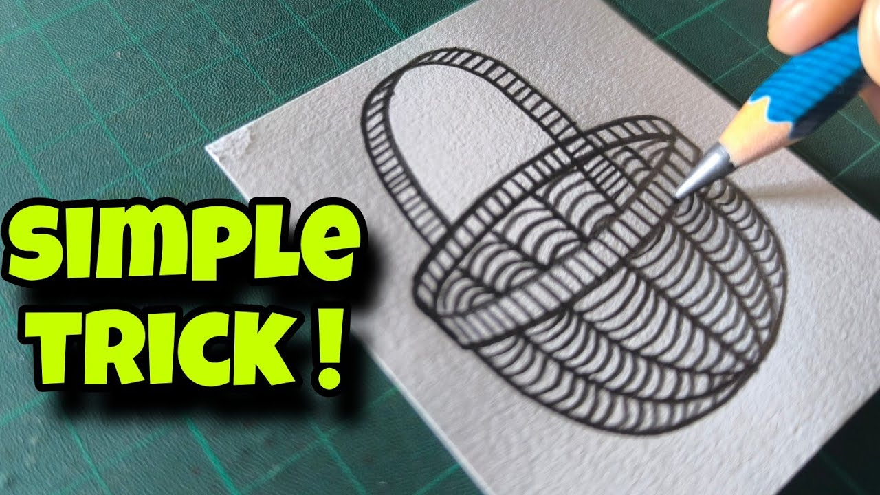 Draw a Bucket FAST with These Simple Tricks! - YouTube
