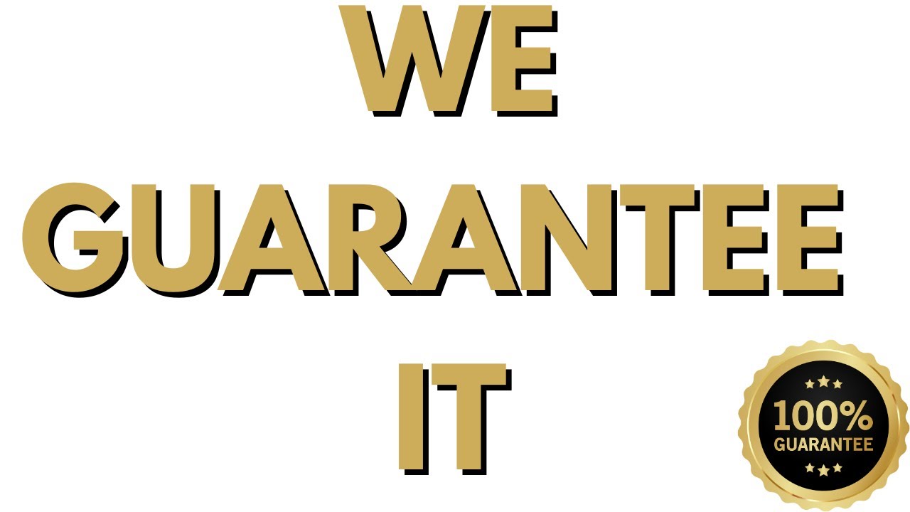 WE GUARANTEE IT. CHAPTER 3 - YouTube