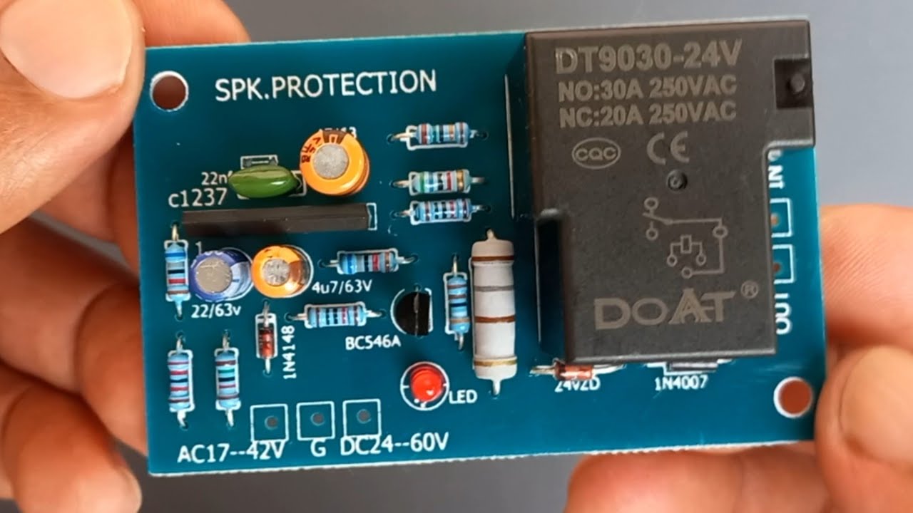Making a Mono Speaker Protection Board using C1237 HA IC /Malayalam ...