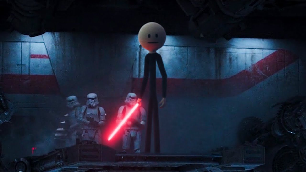 Darth Vader, But It's Stickman (Star Wars) - YouTube
