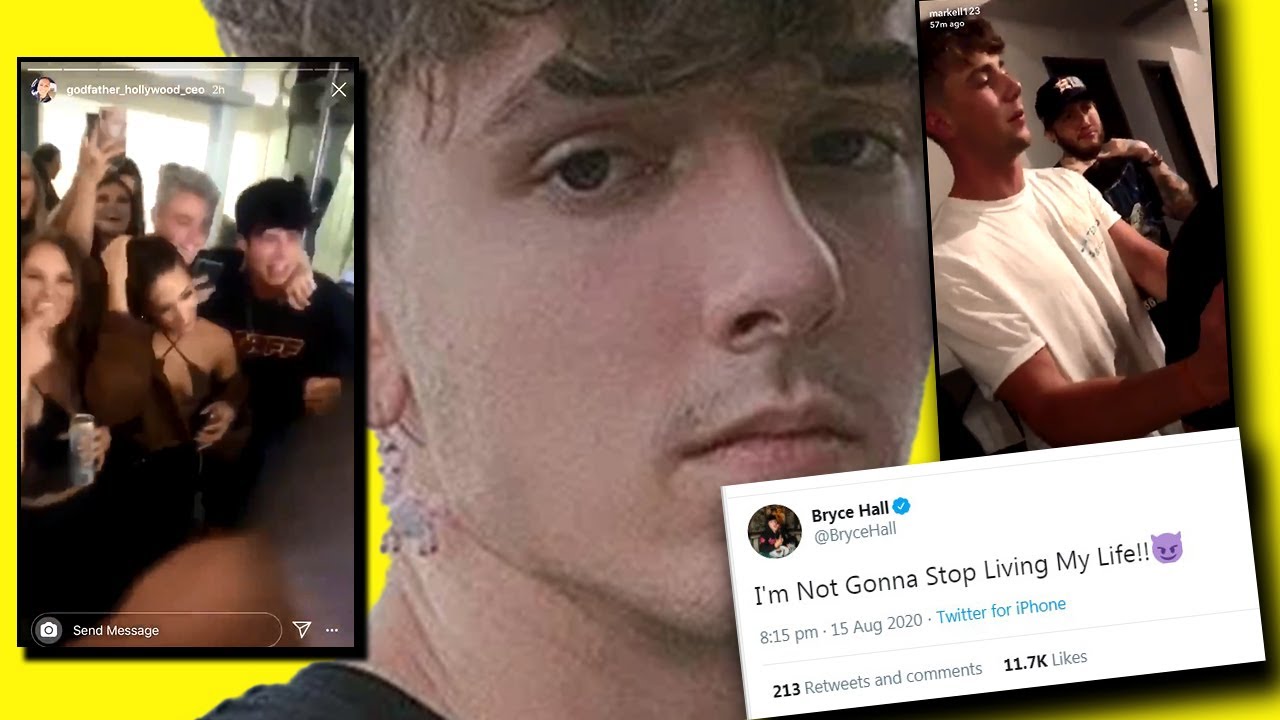 Bryce Hall Throws a Party In A Pandemic (Bryce Responds To Backlash ...