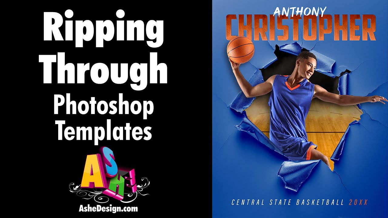 How to Edit Amped Effects - Ripping Through Photoshop Templates - YouTube