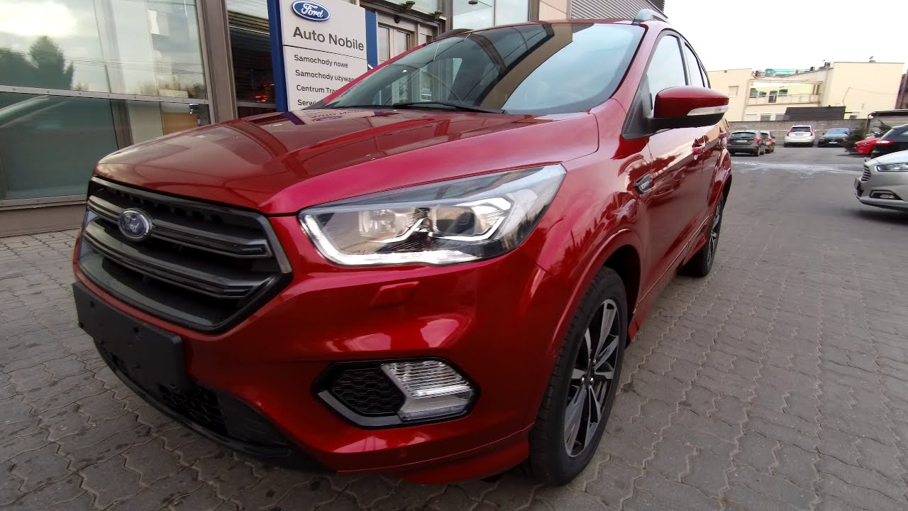 Ford Kuga ST-Line Ruby Red 1.5 Ecoboost 176KM A6 AWD WPMAKE04525 - YouTube