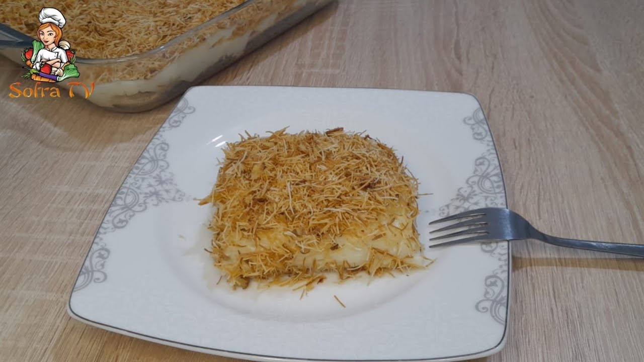 Muhallebili Kadayıf Tatlısı - Nefis Yemek Tarifleri -Sütlü Hafif Tatlı Tarifleri -Sofra Tv - YouTube